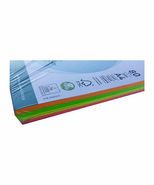 Papier maestro color mix neon 4 kolory 80g - FHU Sezam - ksero i druk w ...